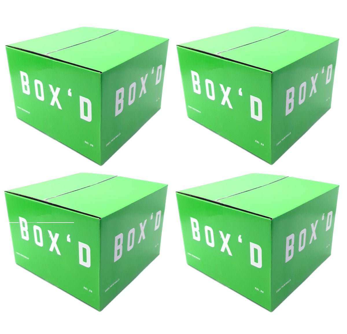 Dye Box'D Field Paintballs Cal.68 8000 Stück - 4er Pack