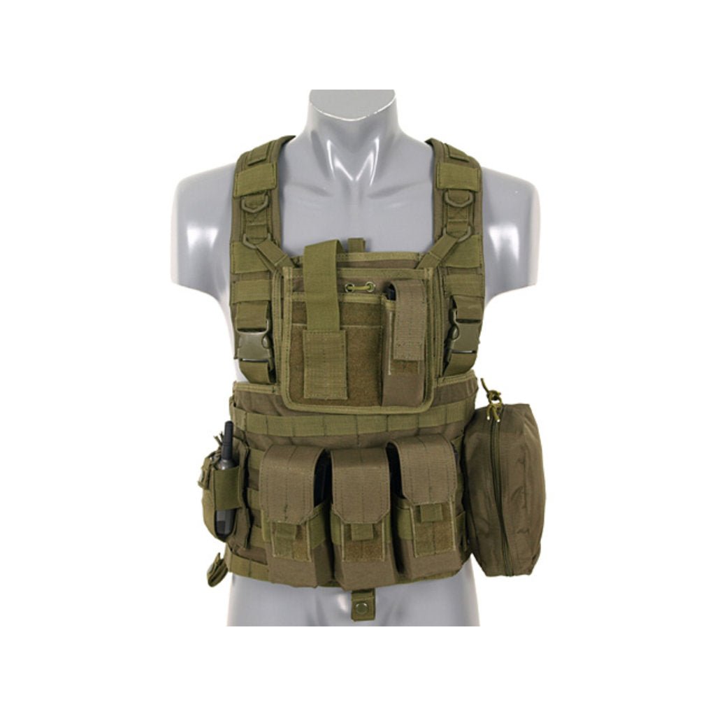 Force Recon Chest Rig Oliv - Optimaler Paintball Komfort