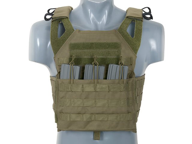 Jump Plate Carrier Olive - Optimale Passform und Komfort