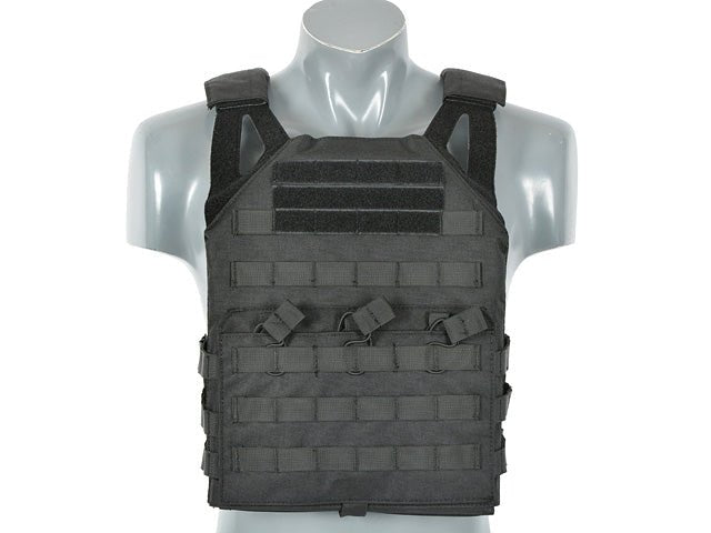 Jump Plate Carrier V2 XL Black - Robuste Militärausrüstung